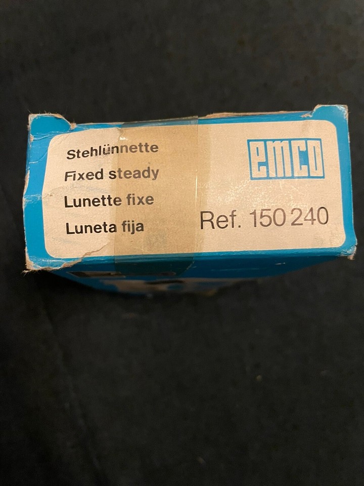 Emco Unimat 3 Lathe Steady Rest (Ref # 150240) *NEW IN BOX* | eBay