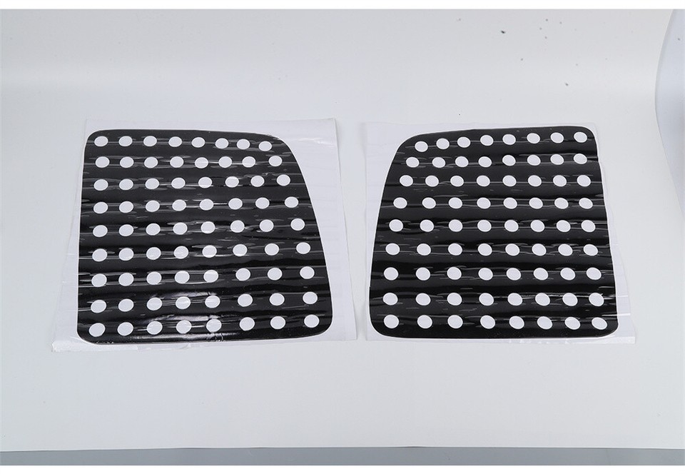 Black Rear Door Triangular Window Glass decal Cover For Jeep Liberty ...