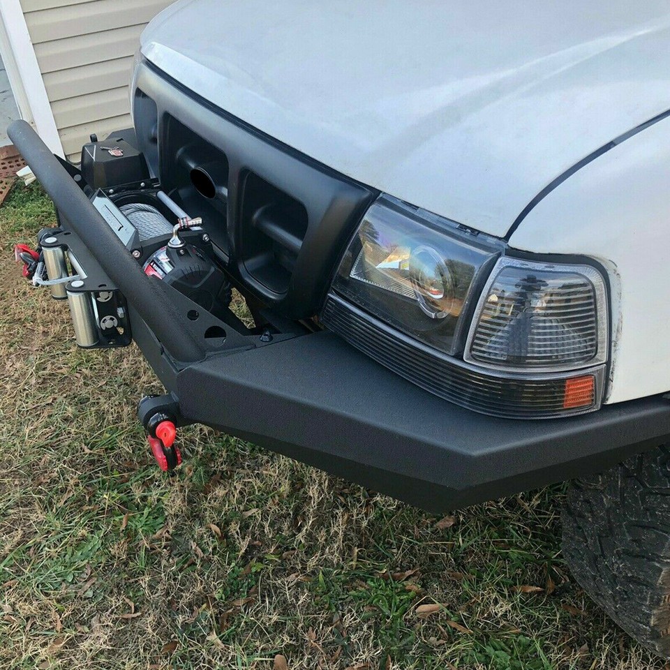 Front Winch Bumper with Bull Bar / Rear Bumper For Ford Ranger 1993 ...