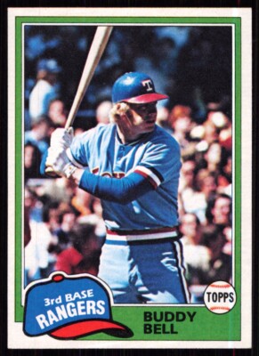 1981 Topps Buddy Bell Texas Rangers #475 | eBay