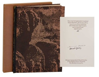 Samuel BECKETT, Edward Gorey / ALL STRANGE AWAY Signed Limited Edition ...