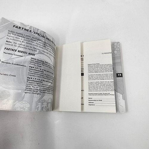 Marvel vs Capcom Clash Of Super Heroes (PS1) Complete CIB w/Reg. Card ...