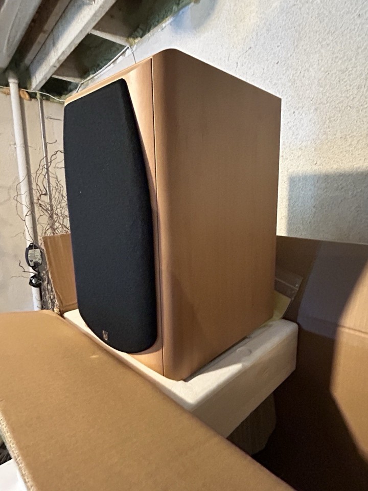 Infinity alpha 20 2 way 6.5 bookshelf speakers Beech NOS | eBay