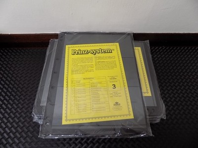 PRINZ STOCK SHEETS UNOPENED PACK (10 PAGES A4) 3-STRIP | eBay UK