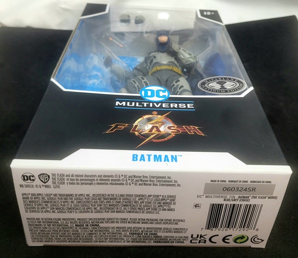 BATMAN The Flash PLATINUM McFarlane DC Multiverse Blue Grey 2024 NM | eBay