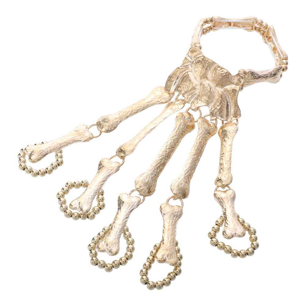 Skeleton Ring Bracelet Alloys (Zinc Skull Hand Skull Finger | eBay