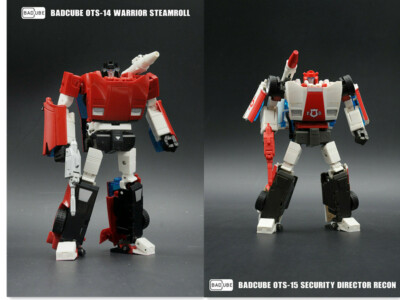 BadCube OTS-14 Warrior Steamroll G1 Sideswipe OTS-15 Security Directo ...