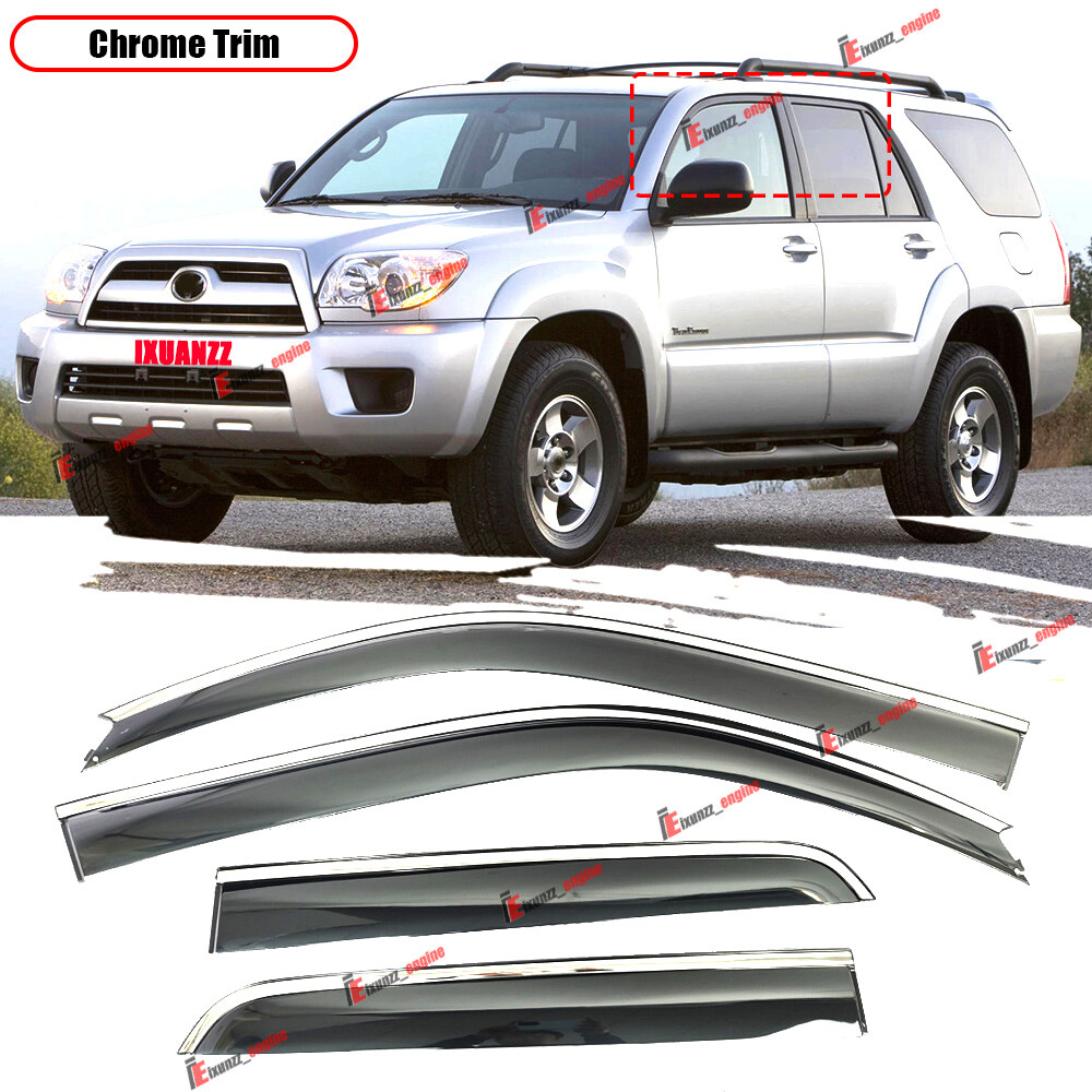 For Toyota 4Runner 2003-2009 Window Visors Rain Guard Vent Deflector ...