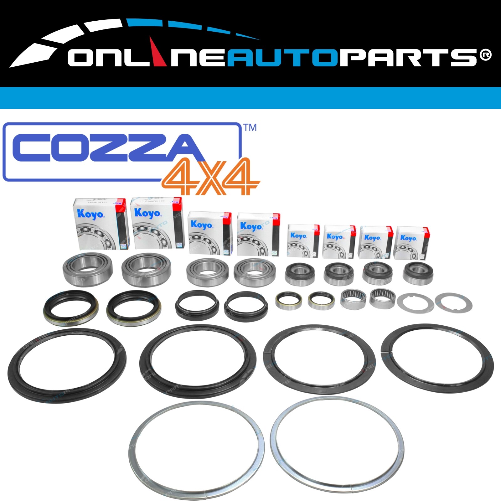 4wd Hub + Wheel Bearing Repair Kit Front Swivel Knuckle Seal for Patrol ...