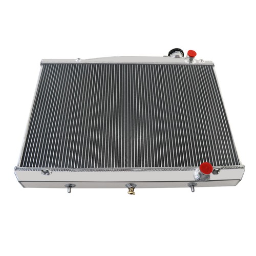 3 Row Aluminium Radiator Fit 2001-2006 Nissan NAVARA D22 3.0L TD Turbo ...
