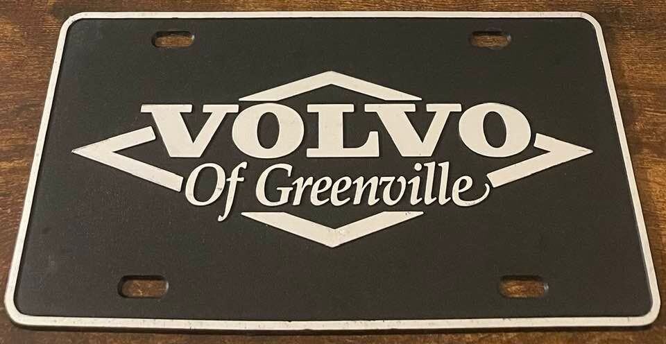Volvo of Greenville Dealership Booster License Plate South Carolina SC ...