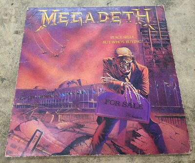 Megadeth Peace Sells But Whos Buying ST12526 1986 Vinyl LP Record ...