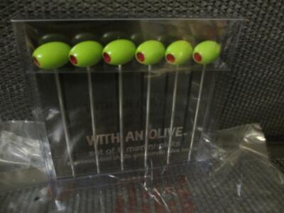 Perfect Martini 6x OLIVE COCKTAIL PICKS martini daquiri margarita NEW ...