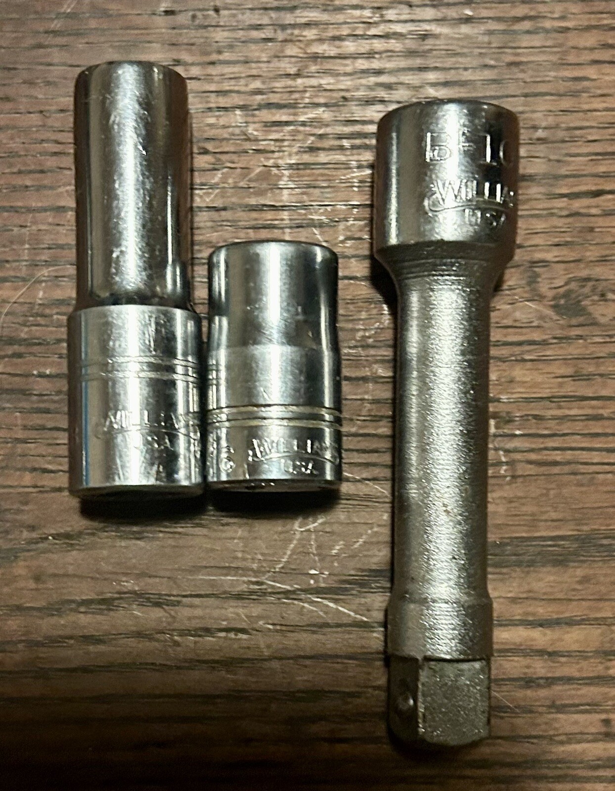 Williams Sockets & Extension 3/8” B 108, B 1214, BD 1212/ 7/16” & 3/8 ...