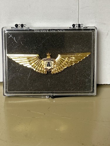 AMERICAN TRANS AIR ATA Airlines Flight Attendant Pilot ? Wings NEW OLD ...