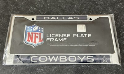 New Dallas Cowboys License Plate Frame Chrome Car Glitter NFL | eBay