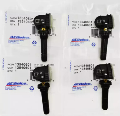 4PCS Genuine OEM TPMS 13540601 Tire Pressure Sensor for GMC Trucks ...