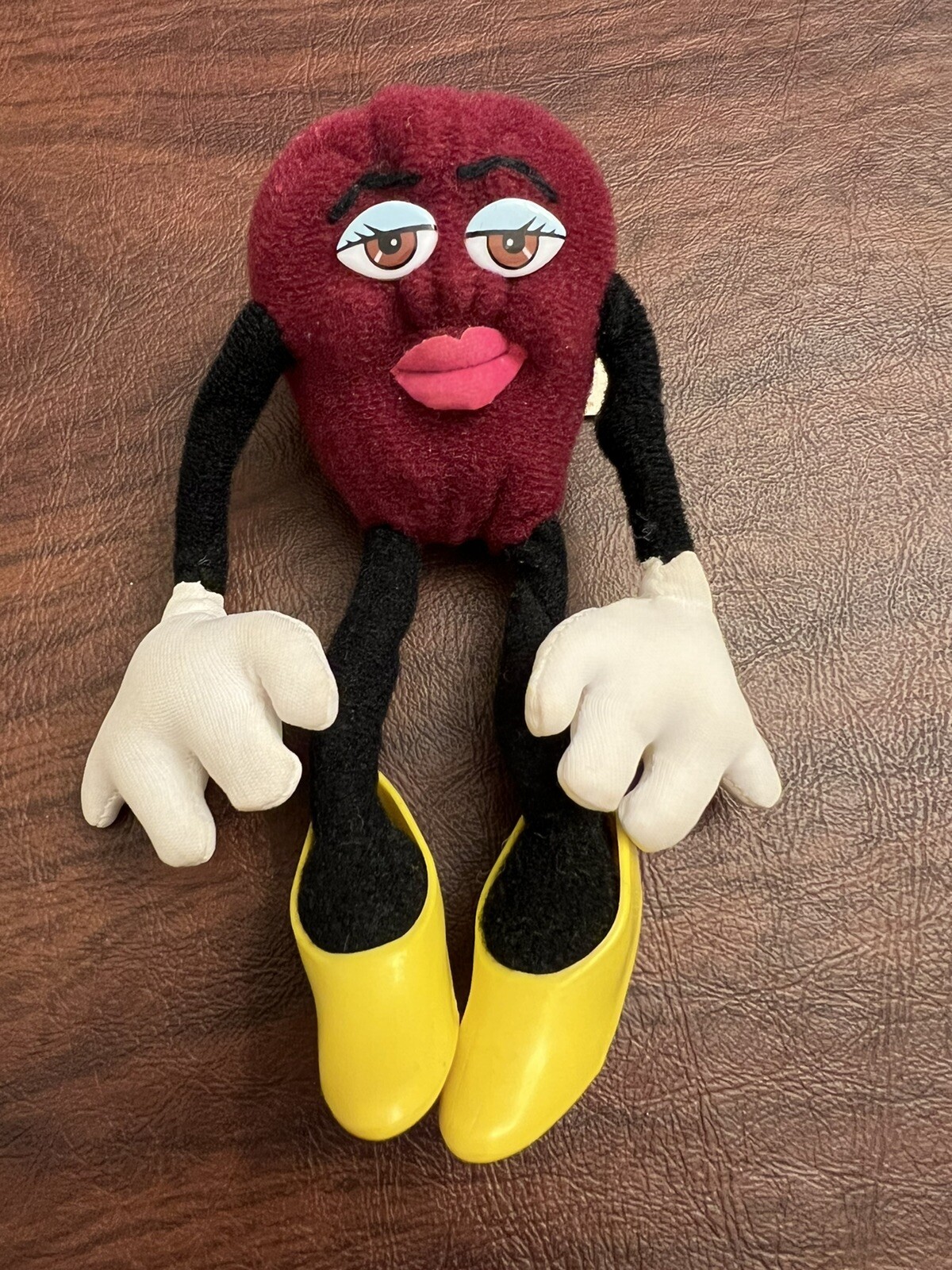 California Raisins Female Plush Bendable Toy 6 Inch Vintage 1988 ...