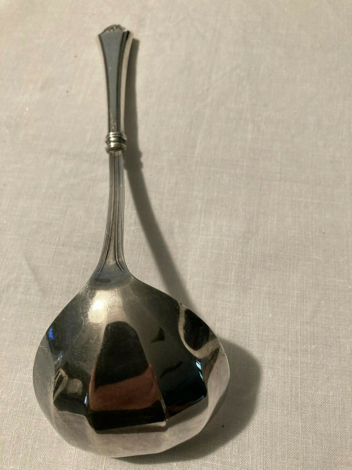 Vintage Sterling Silver Handle Gorham Large Gravy Ladle Spoon 40 Grams ...