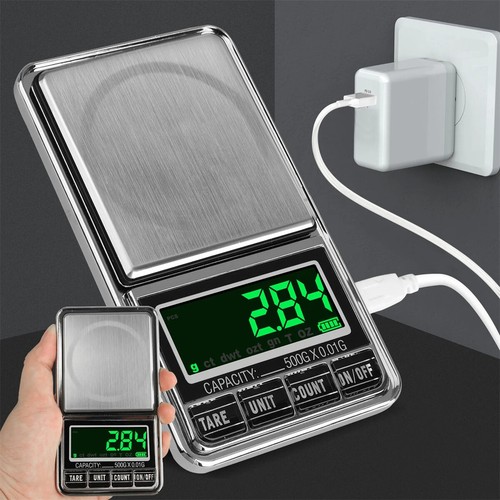 Portable Pocket Electronic Scales Jewellery Gold Weighing Mini Digital ...