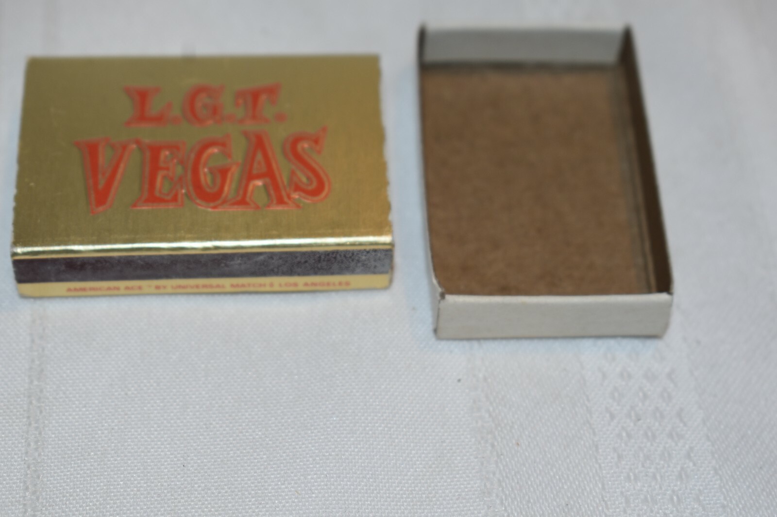 L.G.T. Vegas Gold Matchbox | eBay