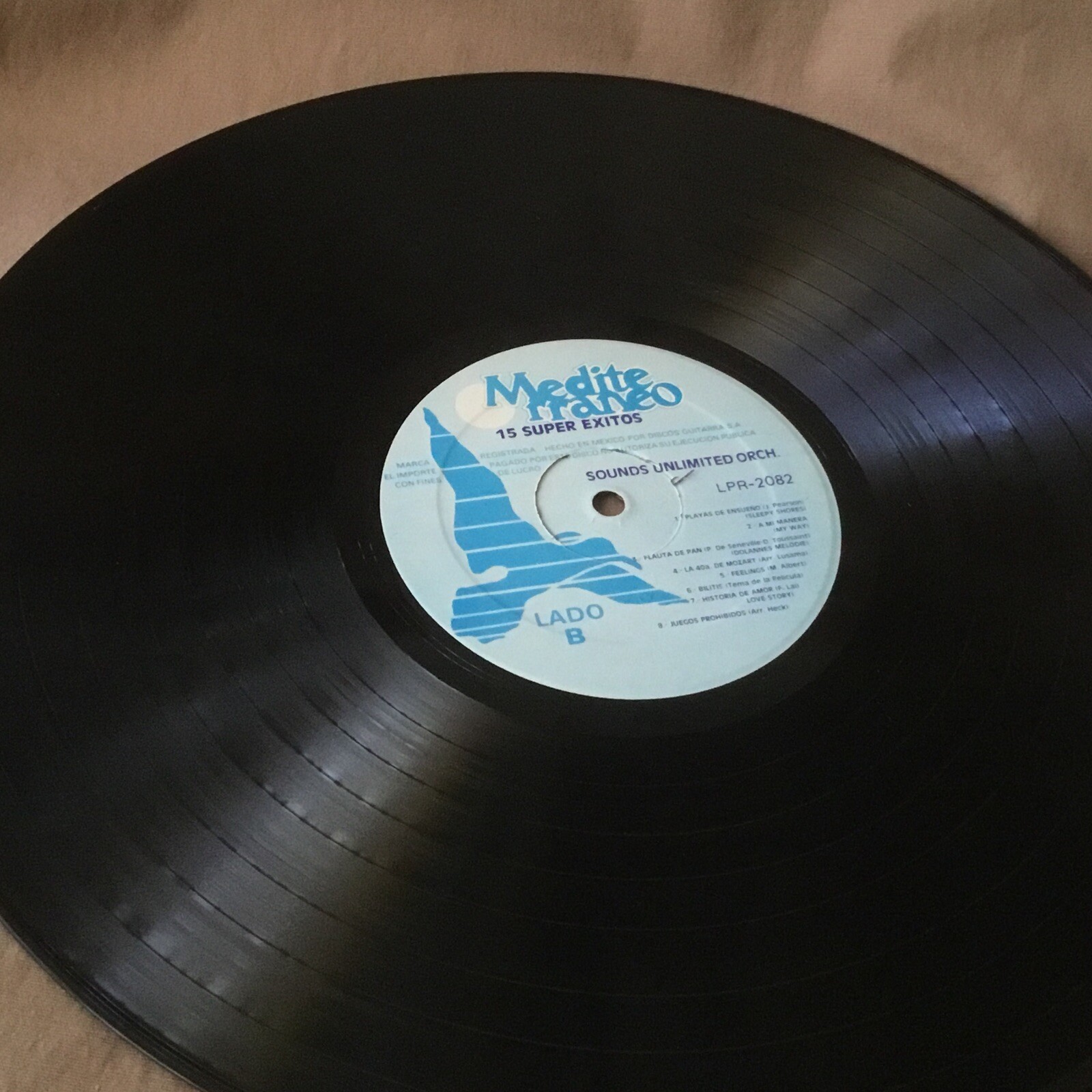 15 SUPER EXITOS * SOUNDS UNLIMITED ORCHESTRA * LP * LPR-2082 * MEDITERANEO **** | eBay