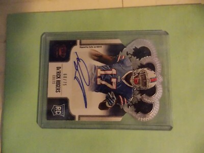 2013 Crown Royale Da'Rick Rogers Rookie Auto Autograph RC #60/75 Colts ...