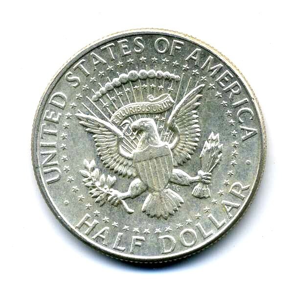 1964 P JFK JON KENNEDY Half Dollar US 90% Silver 50 Cent FACE U.S Coin ...