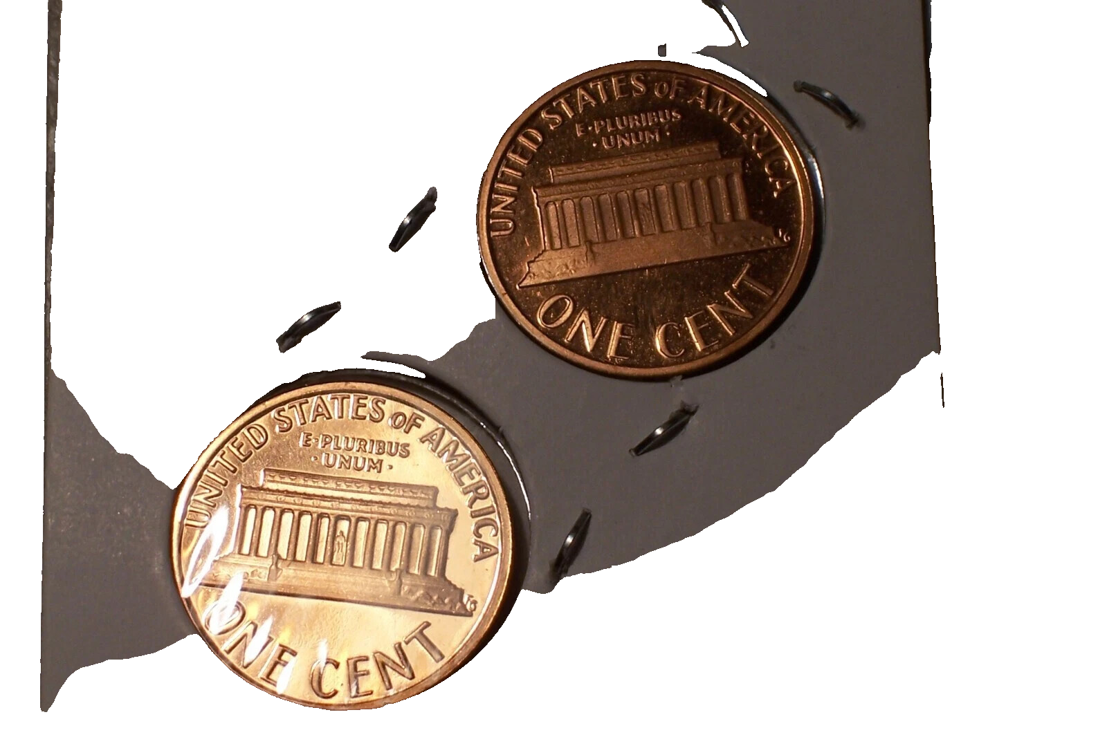 1979-S @ Type-1 and 2 *PROOF* Pennies.!! LOT of 2 coins with $5.00 ...