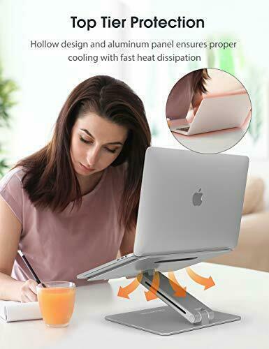 Laptop Stand AboveTEK Adjustable Computer Riser for Desk Up To 17 ...