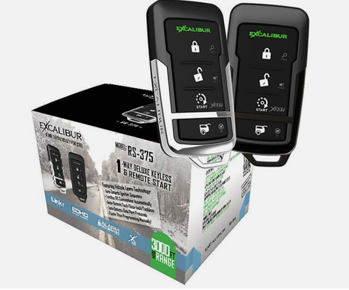 Excalibur RS-375 | Car Remote Start & EntrySystem w/ (2) 4-Button ...