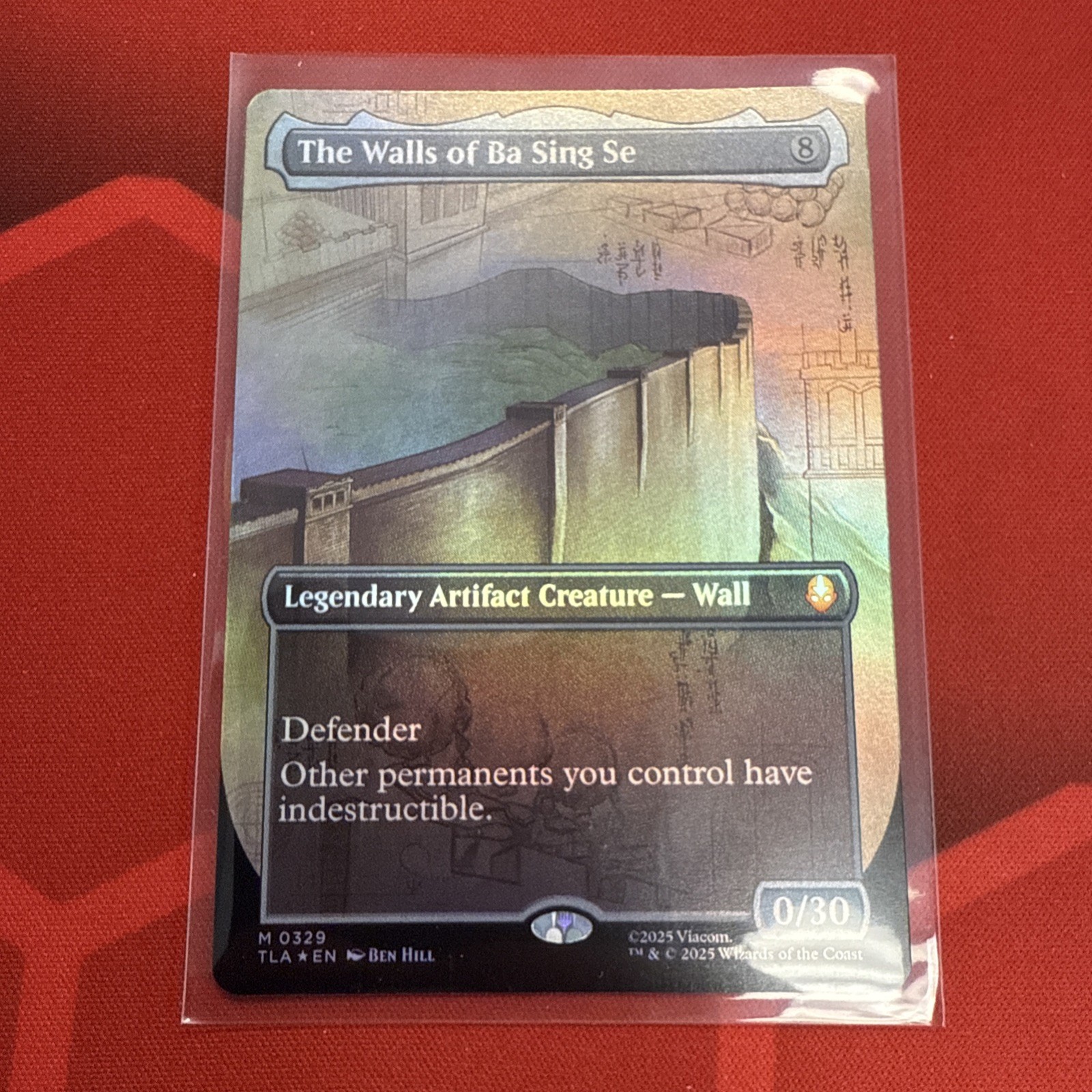 The Walls of Ba Sing Se (Borderless FOIL) - Avatar: The Last Airbender (TLA) MTG | eBay