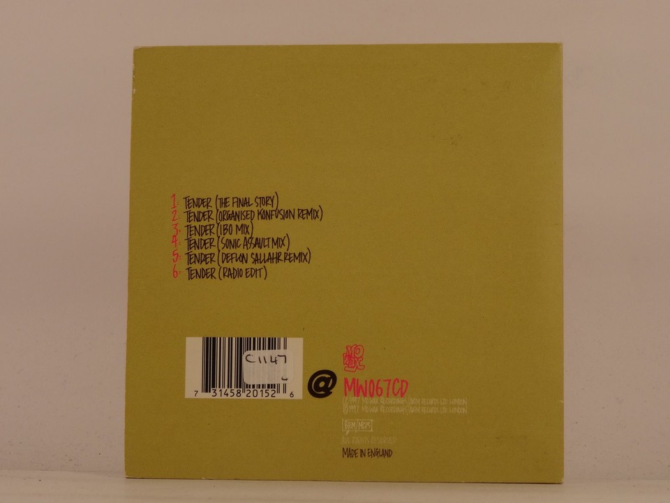 ATTICA BLUES TENDER (E36) 6 Track CD Single along with Card Sleeve MO ...