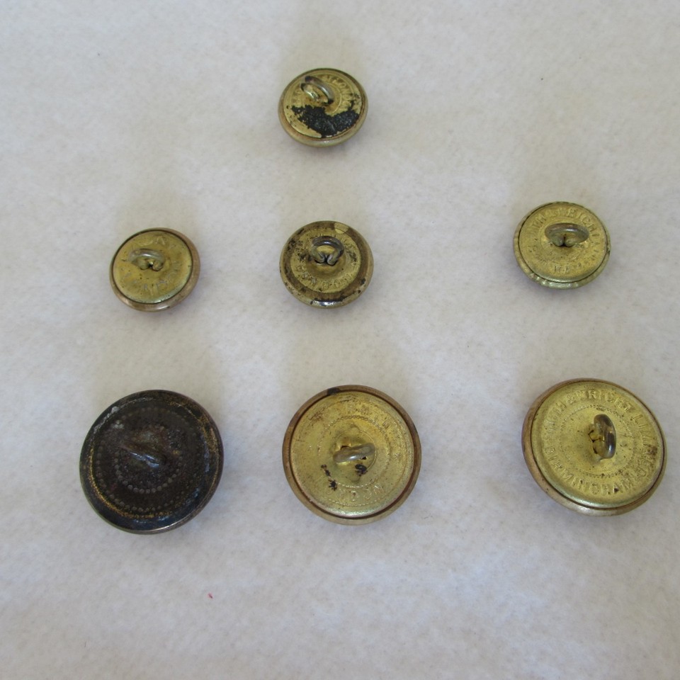 Vintage UK Royal Marines Buttons WWII Gaunt , Smith & Wright, Firmin | eBay