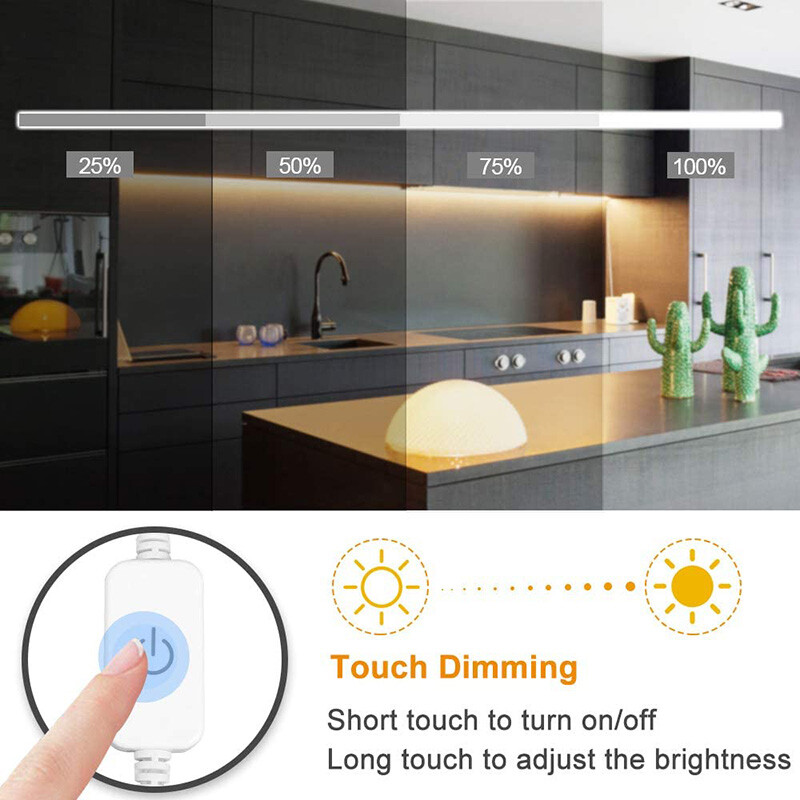DC12V -24V 2A LED Strip Light Touch Switch Dimmer Adjust Brightness ...