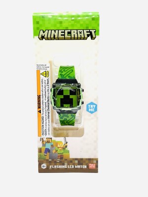Minecraft Digital Watch with Flashing LCD for Kids Watches 6+ NEW | eBay