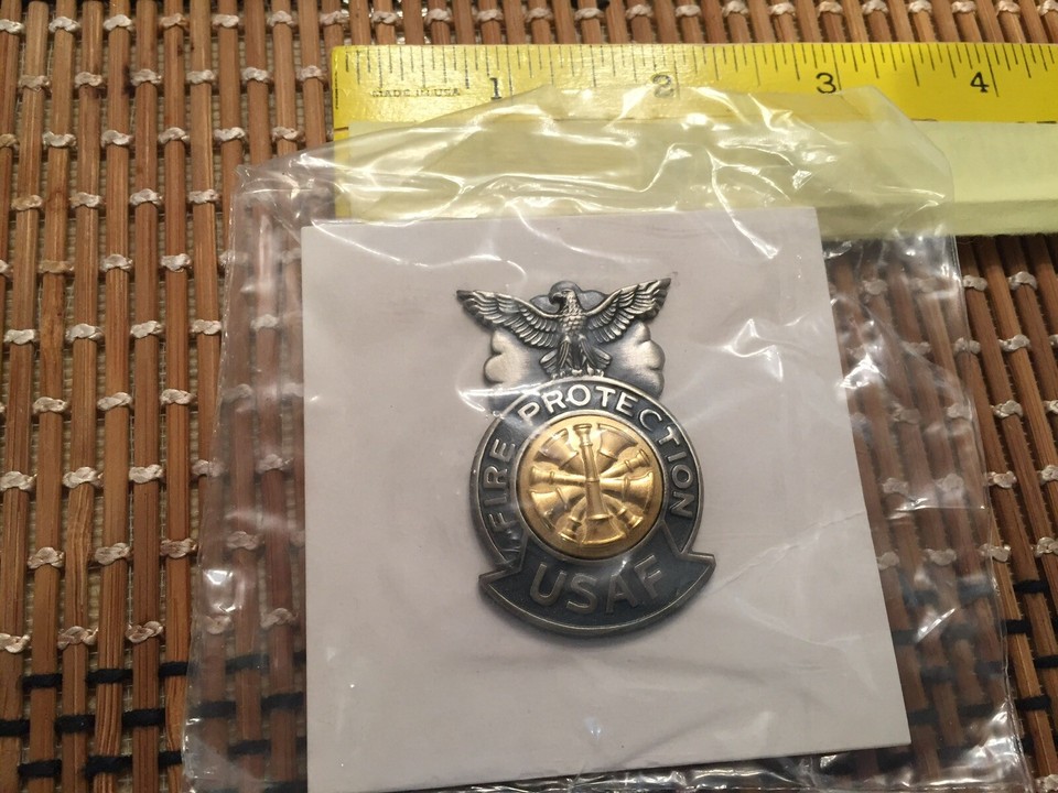 USAF Fire Protection Fire Chief Badge (Mini Badge) | eBay