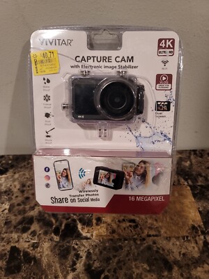 Vivitar Capture Cam With Electronic Image Stabilizer 4K Ultra HD 16MP ...