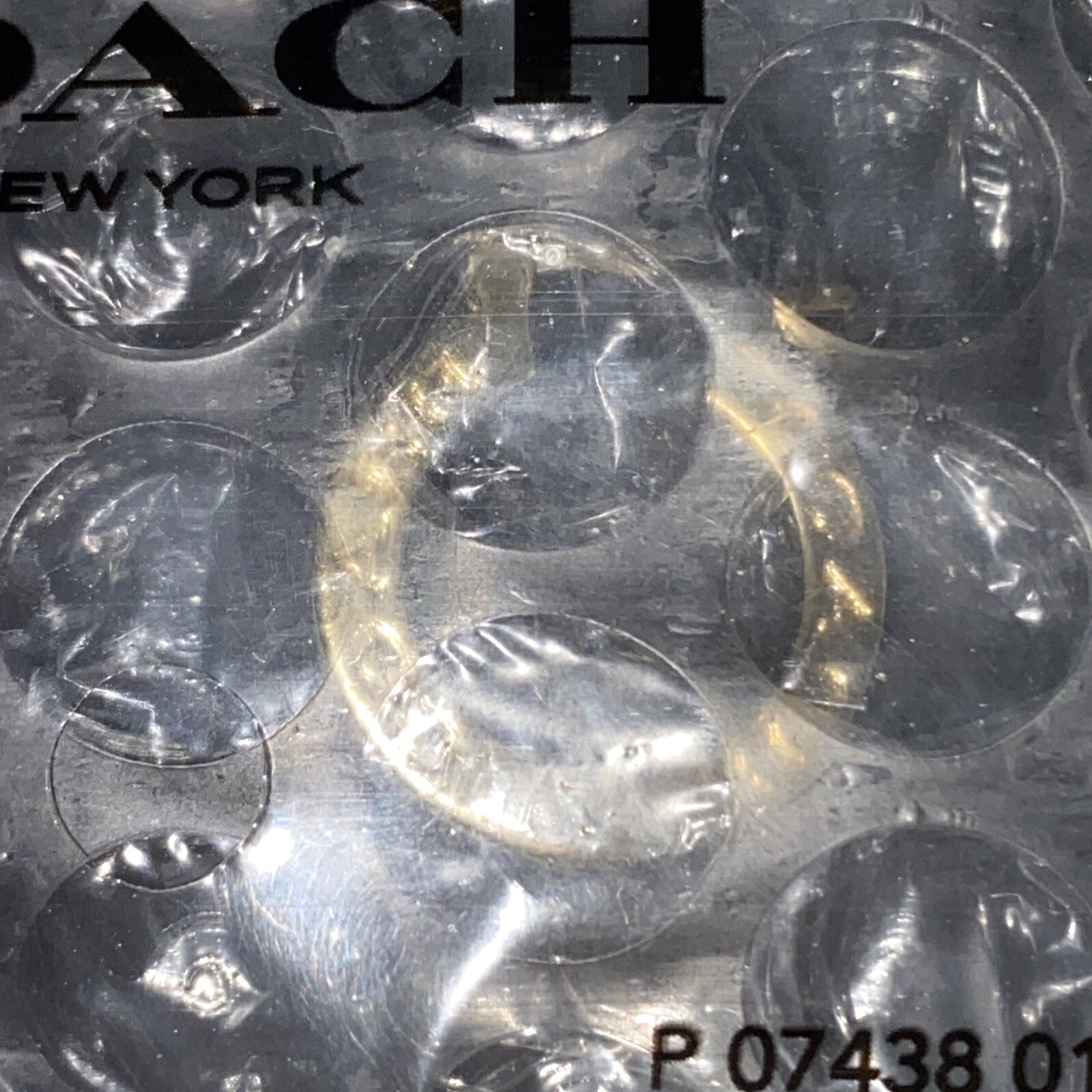 *AUTHENTIC COACH* - Enamel Huggie Earrings - Gold/Chalk - F70321 ...