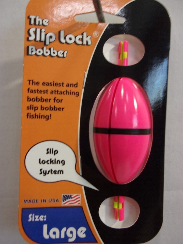 The Slip Lock Bobber PINK easiest fastest attaching bobber Choose your ...
