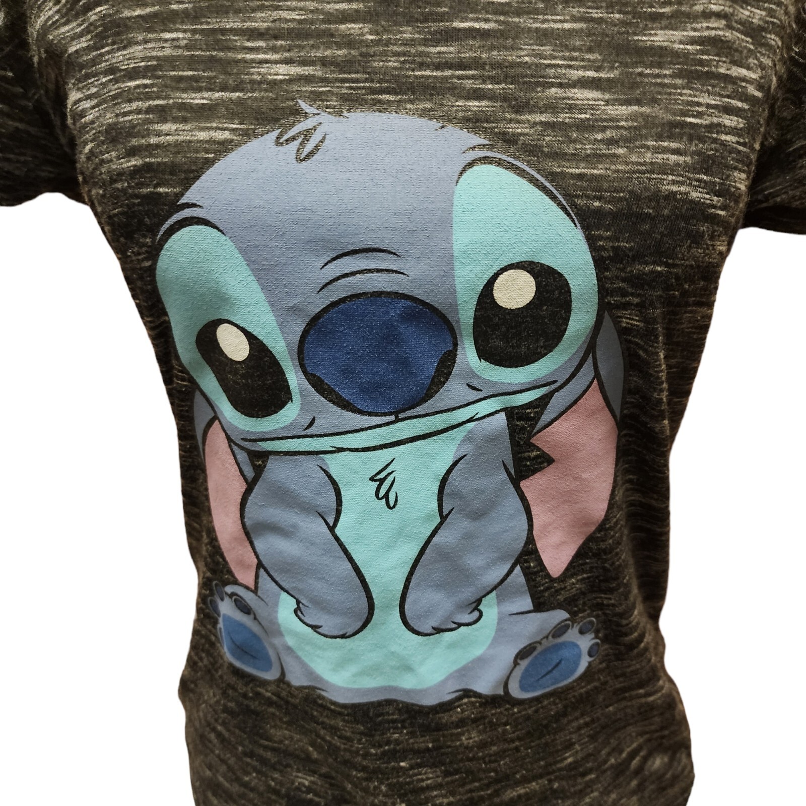 Disney Grey Lilo & Stitch Stitch Vneck Top - Gem