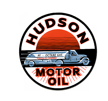 FITS VINTAGE HUDSON MOTOR OIL REGULAR GASOLINE GAS PUMP CAR BUMPER ...