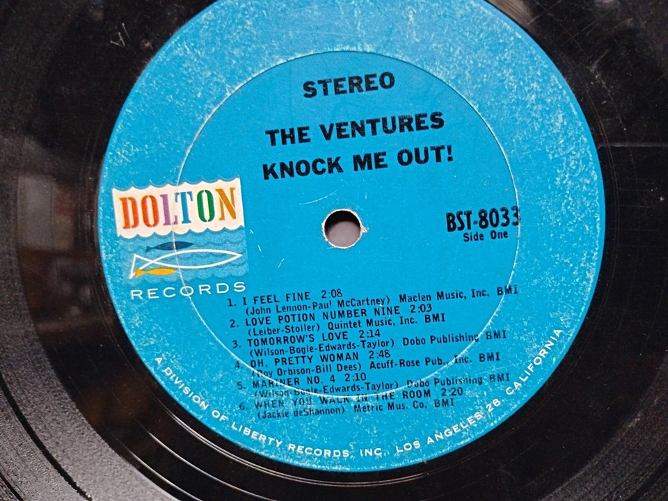 The Ventures Knock Me Out Vinyl LP Dolton Records BST-8033 1965 | eBay