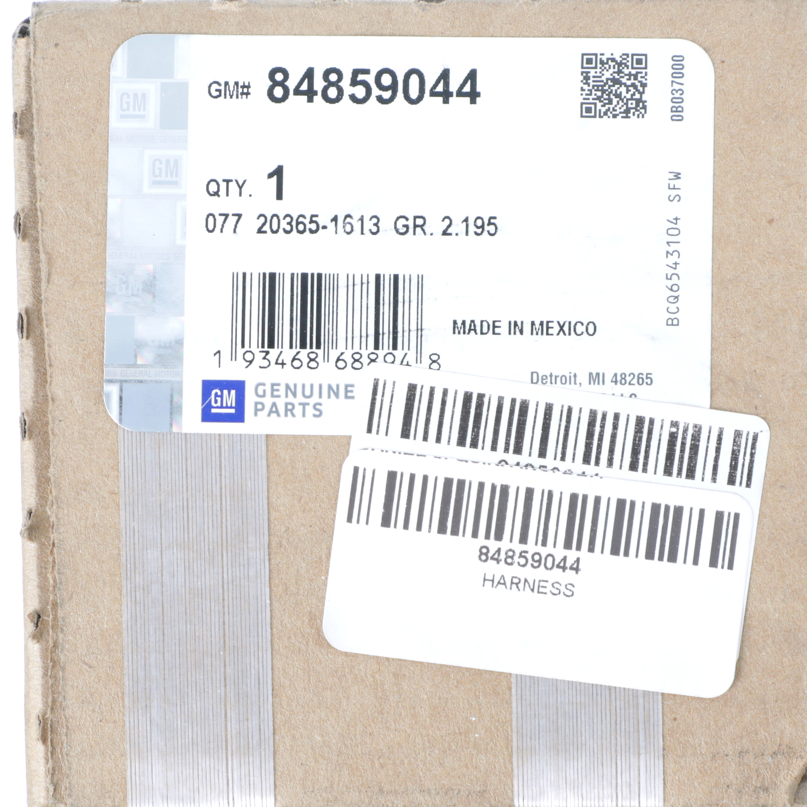 OEM NEW 19-22 GMC Sierra 1500 Front Object Alarm Sensor Wiring Harness ...