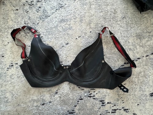 Latex Bra With 2 Contrasting Colors, Thick Latex | eBay