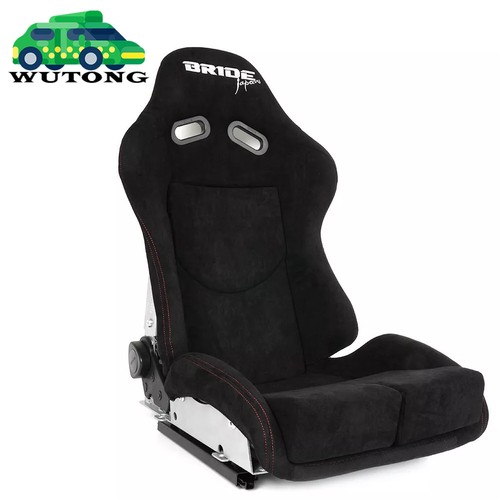 BRIDE Seat Low Max Racing Seat Black Suede FRP Back Adjustable Backrest ...