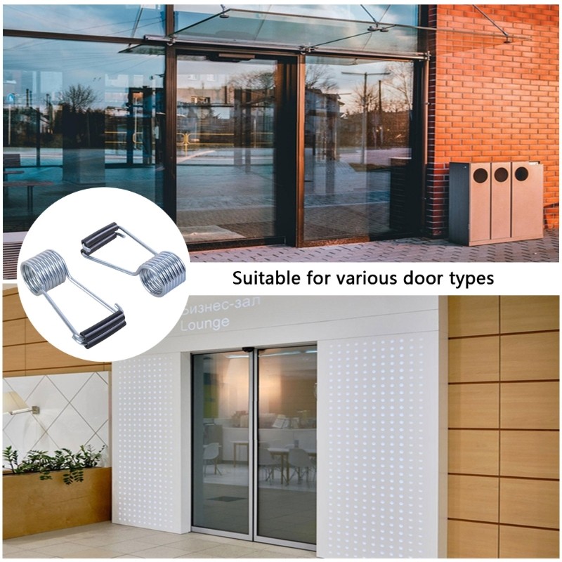 6Pcs Butterfly Spring Door Closers Automatic Door Closers with Rubber ...