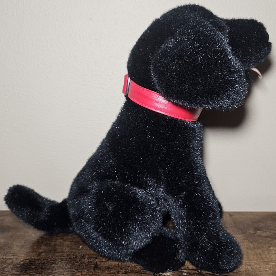 Gander Mountain Black Lab Hunting Dog Stuffed Animal Toy Puppy 12" Tall ...