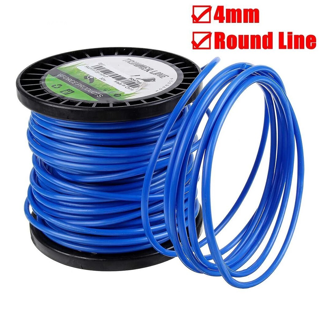 Useful Supply Trimmer Line 4mmx30m Cord Elements Heavy Duty Replacement ...