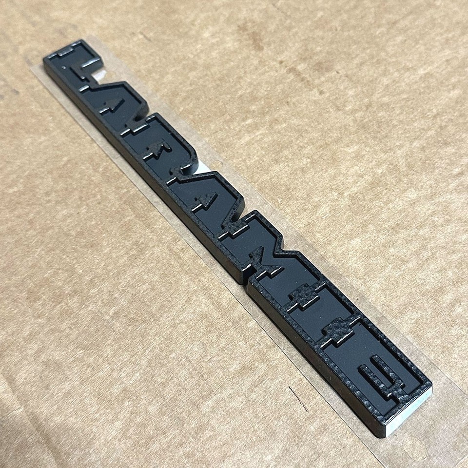 NEW OEM MOPAR 2019-2023 RAM 1500 BLACK LARAMIE TAILGATE BADGE EMBLEM ...